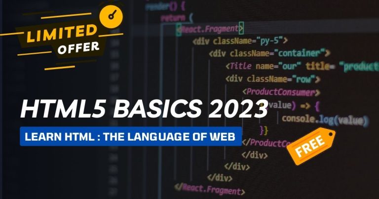 HTML Basics 2023 : The Language of Web - CIGMA Foundation